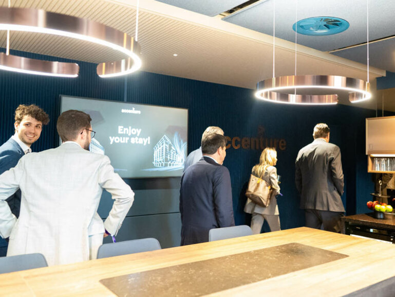 The opening of the Accenture city campus