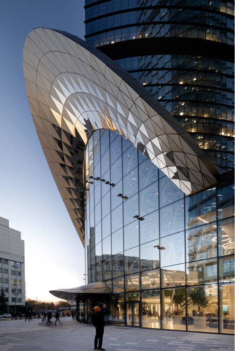 Entry Building to Sberbank Headquarters